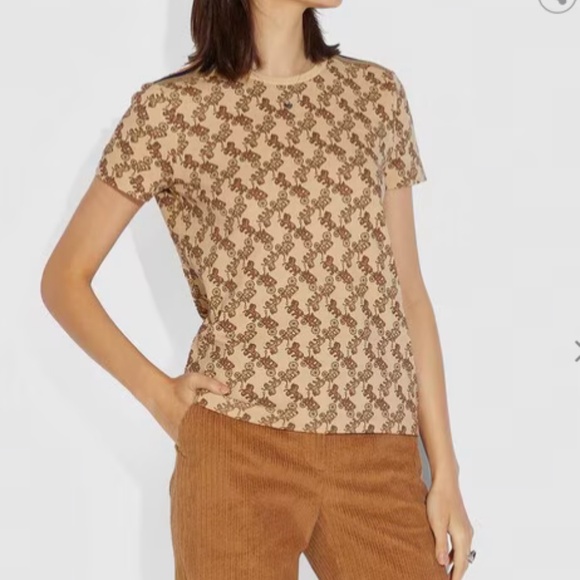 Coach | Tops | Coach Graphic Tshirt | Poshmark